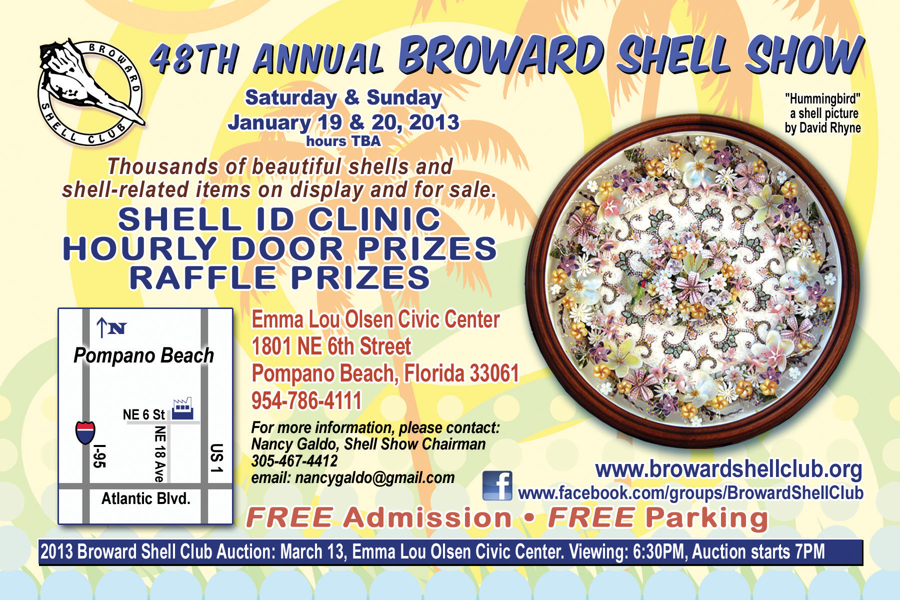 2013 SHELL SHOW FLYER – Broward Shell Club