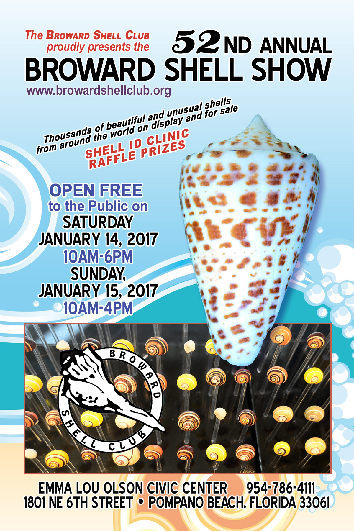 2017 Broward Shell Show – 52nd Annual – Broward Shell Club