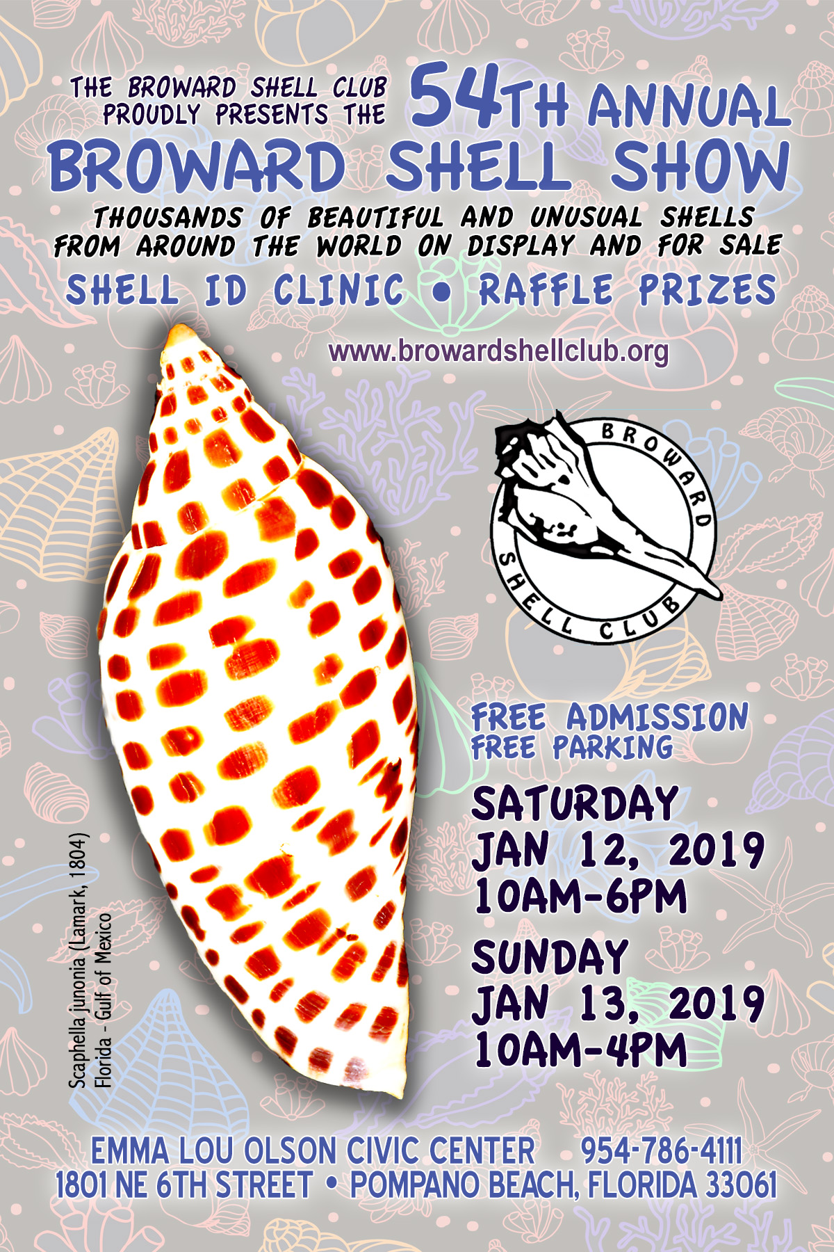 2019 Broward Shell Show – 54th Annual – Broward Shell Club